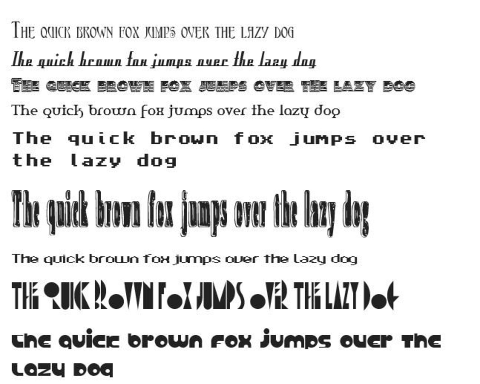 Over 999 Unique Text Styles Variety of True Type Fonts - Etsy