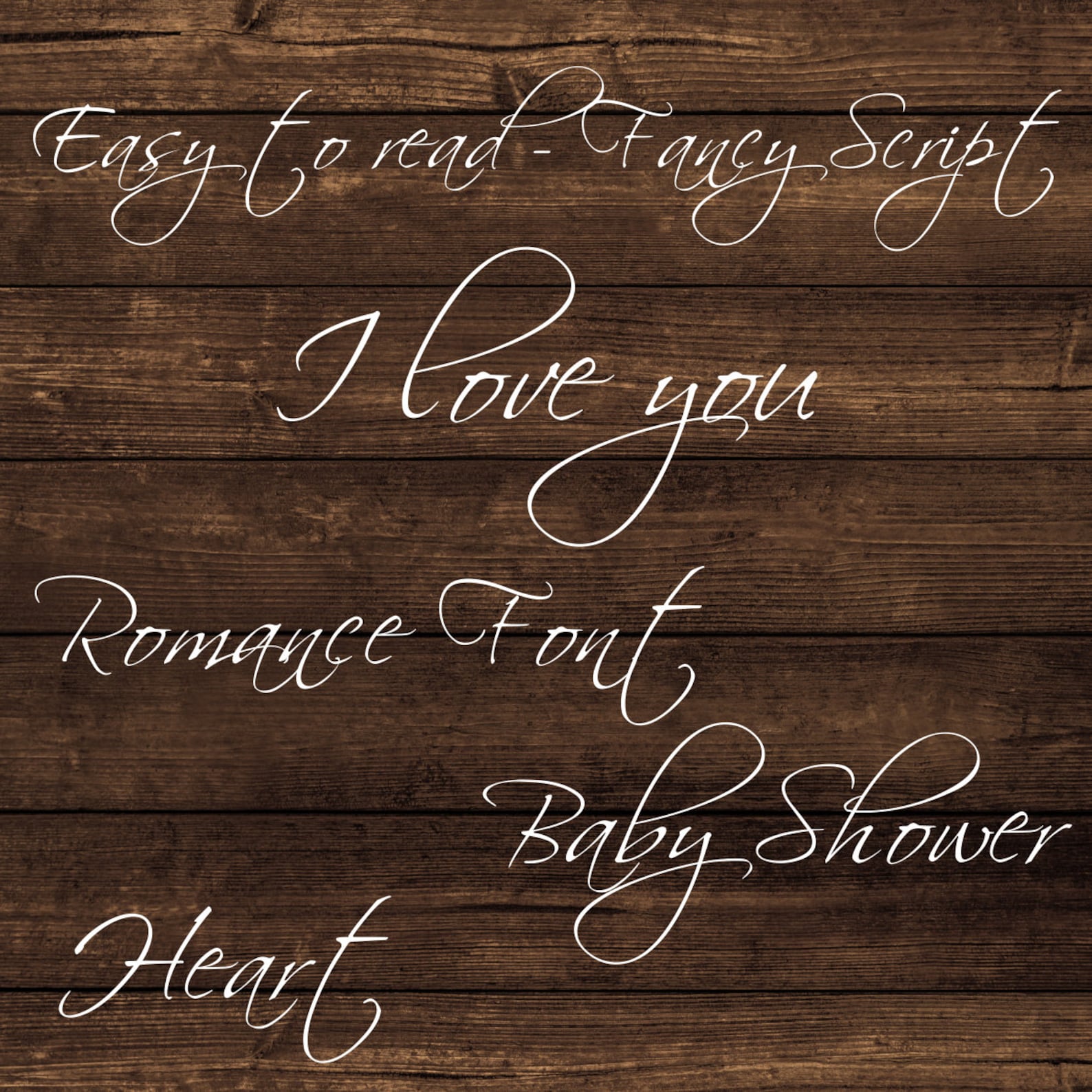 Script Font Handwritten Fancy Style True Type Font Ttf Font - Etsy