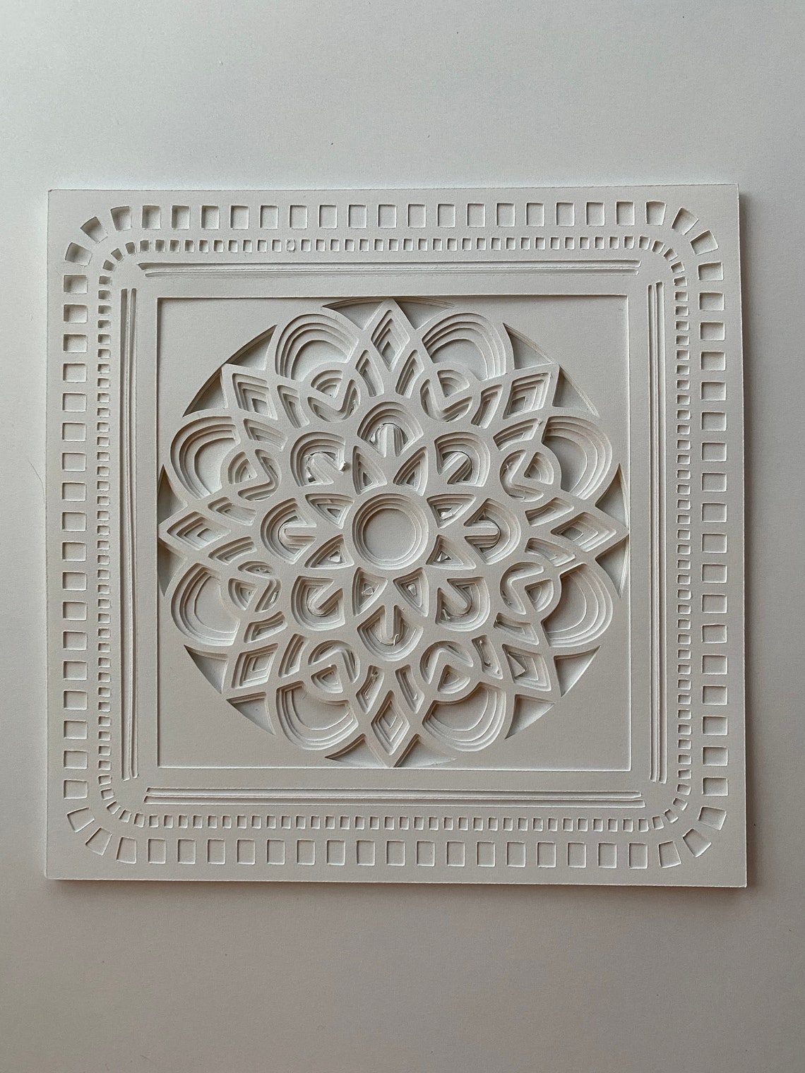 3D SVG Shadowbox Layered Light Box Mandala Easy Weed Cuttable for ...