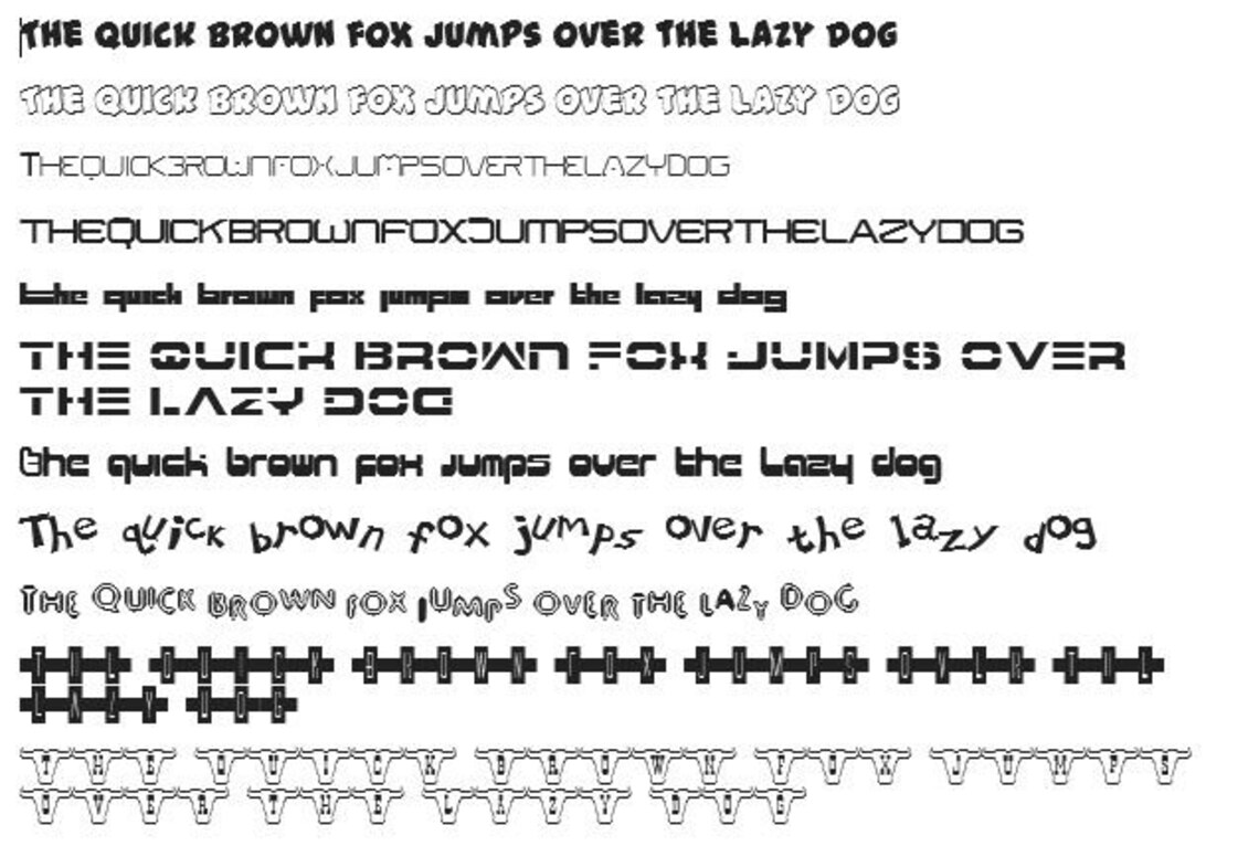 Over 999 Unique Text Styles Variety of True Type Fonts - Etsy