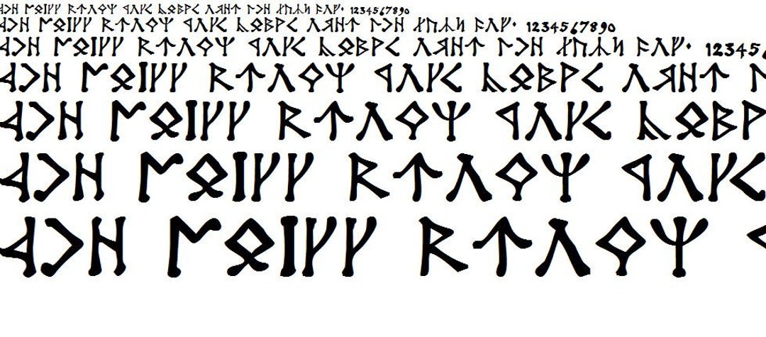 Ancient Runes Font Wiccan Font Spirtual Font Psychic Font Psychic ...