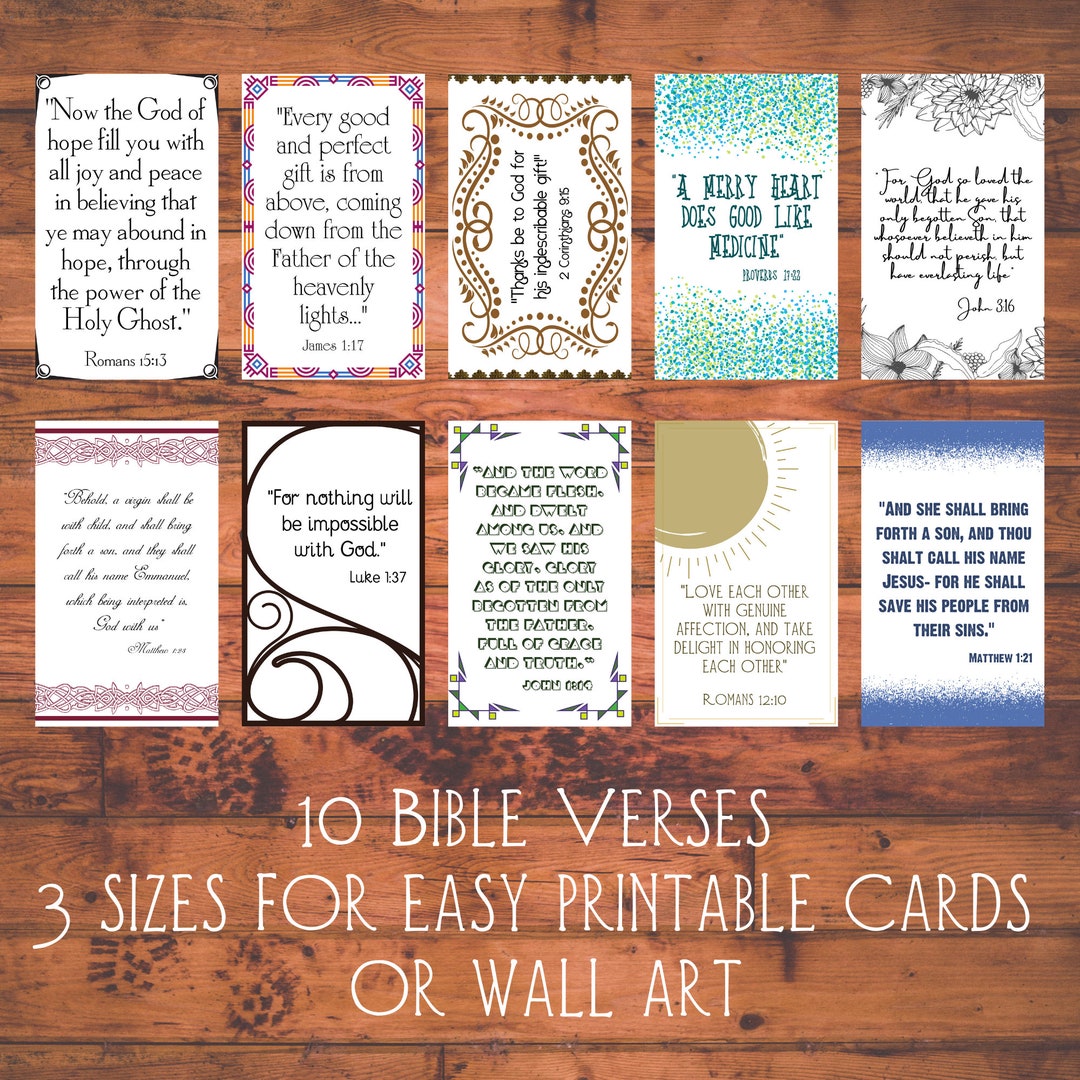 Printable Scripture Cards | Christian Greetings | Printable Inspiration ...