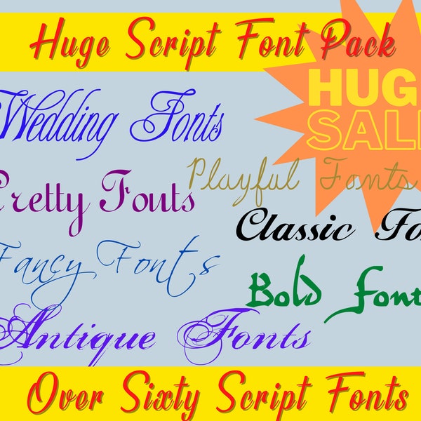 True Type Font - Etsy