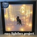 The Lone Wolf Lightbox SVG Layered Paper Art Shadowbox Craft Project ...