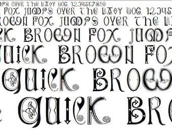 Canva Medieval Font | Etsy Finland