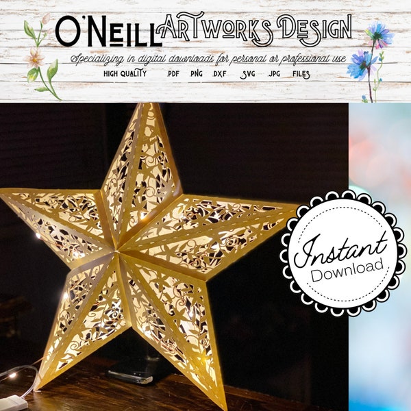 Star Luminary - Etsy