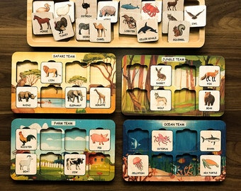 Animal and Continent Wheels Continents Wheels and Toys - Etsy