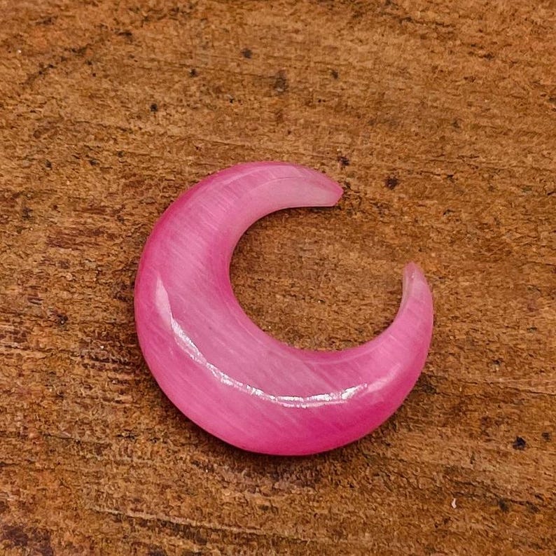 Pink Cats Eye Septum Tusk, Tribal Septum, Septum Pincher Jewelry ...