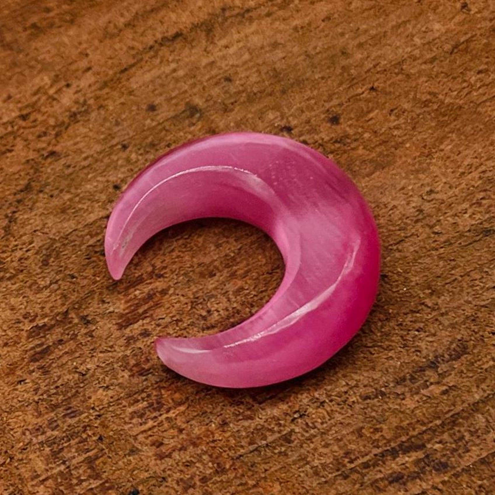 Pink Cats Eye Septum Tusk, Tribal Septum, Septum Pincher Jewelry ...