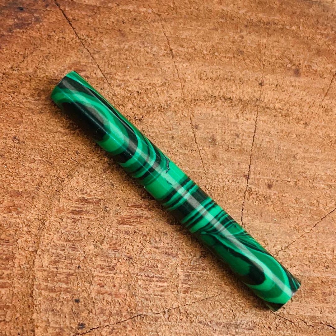 Malachite Tube Tusk, Tribal Septum, Septum Pincher Jewelry, Handmade ...