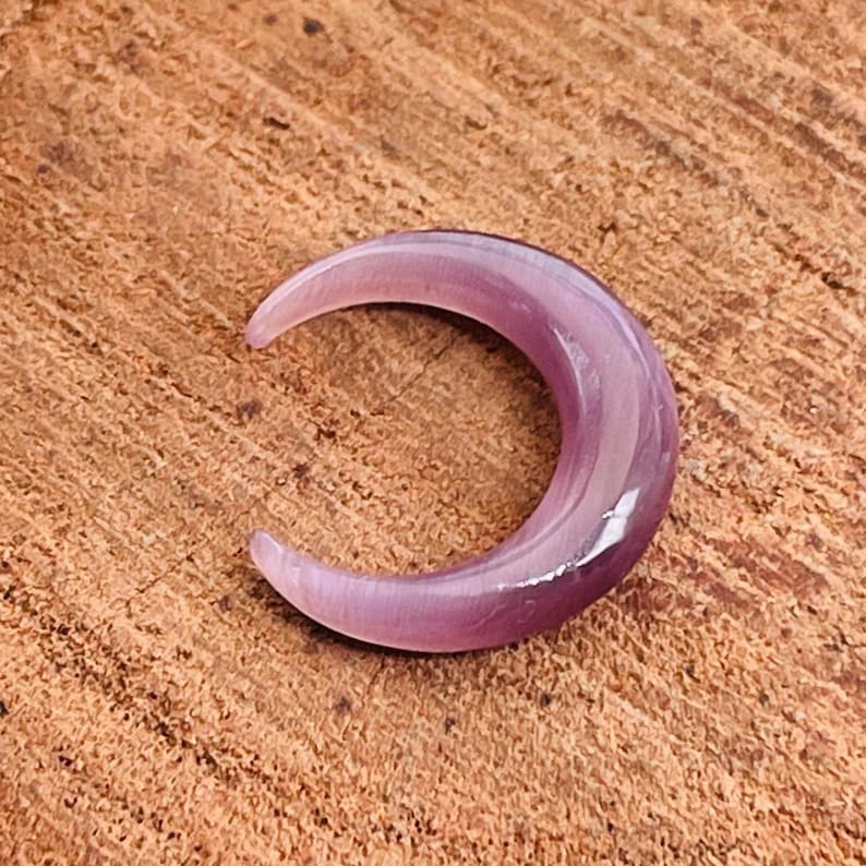 Purple Cats Eye Septum Tusk, Tribal Septum, Septum Pincher Jewelry ...
