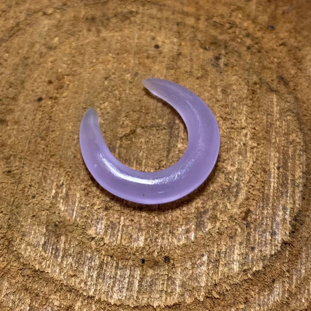 Czech Lavender Opal Glass Stone Pinchers, Septum Tusk, 3mm,4mm,5mm,6mm ...