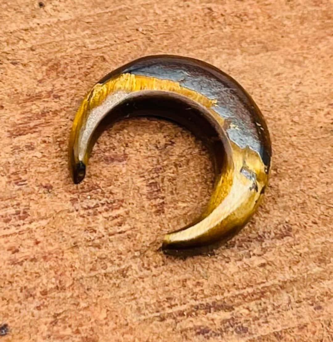 Natural TIGER EYE Septum Tusk, Tribal Septum, Septum Pincher Jewelry ...