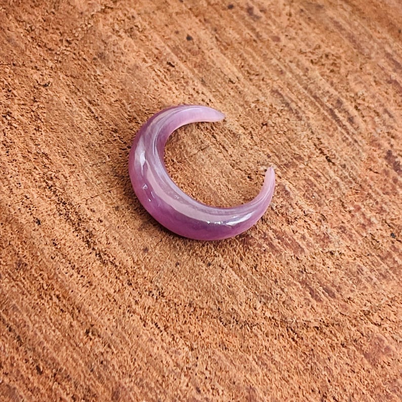 Purple Cats Eye Septum Tusk, Tribal Septum, Septum Pincher Jewelry ...