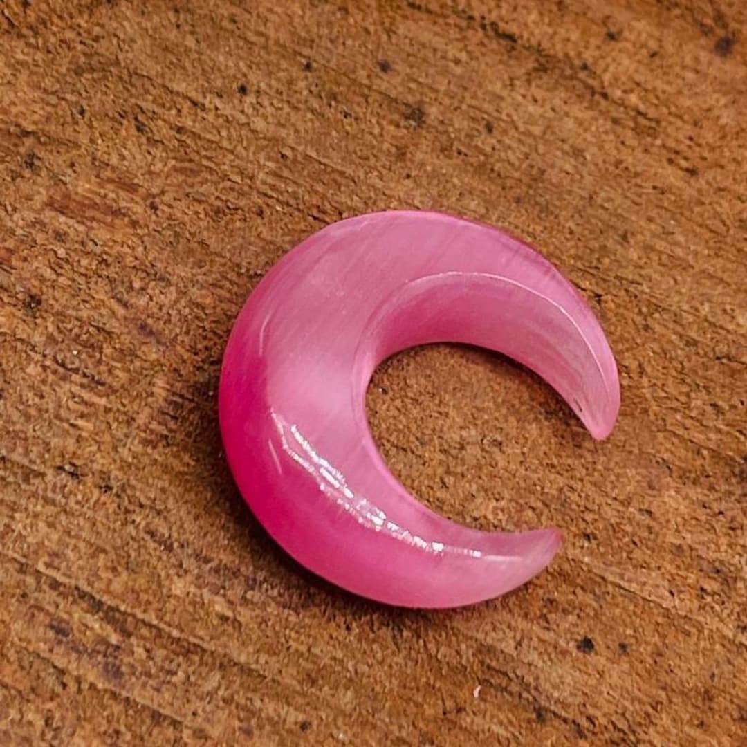 Pink Cats Eye Septum Tusk, Tribal Septum, Septum Pincher Jewelry ...