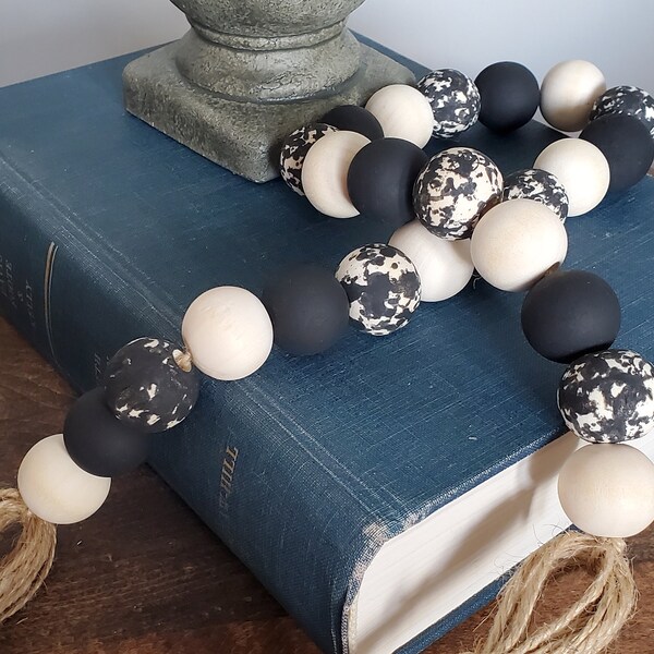 Wood Bead Garland - Etsy