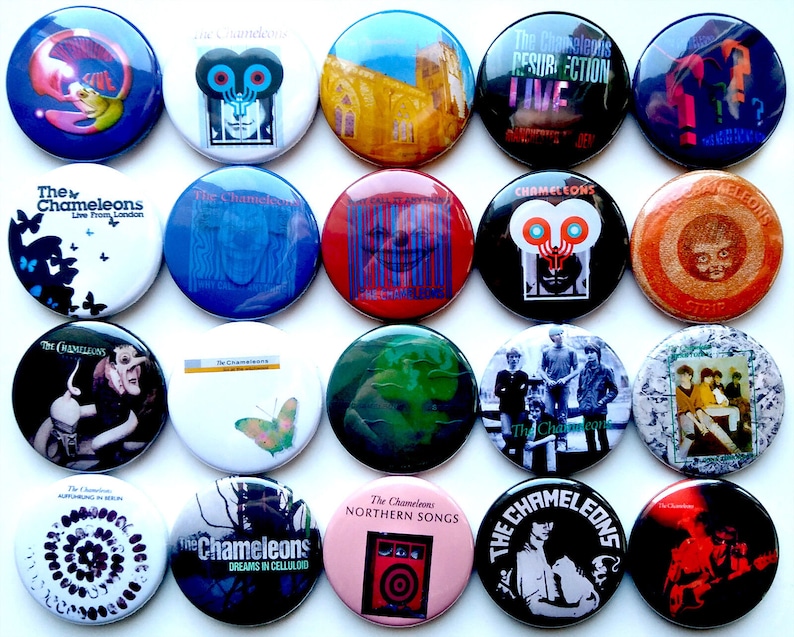 Britpop, Rock, Alt, Gothic Band Badges to Choose From Drop-down Menu ...