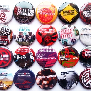 Britpop, Rock, Alt, Gothic Band Badges to Choose From Drop-down Menu ...