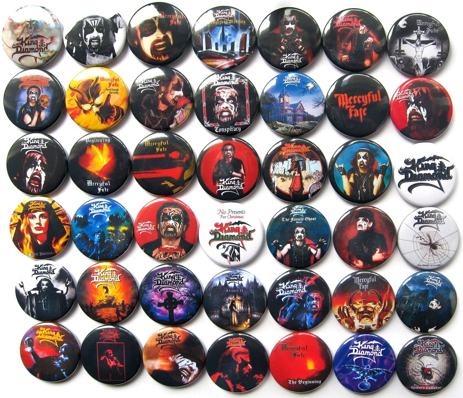 More Heavy Metal Band Badges to Choose From Drop-down Menu 1 Inch/25mm ...