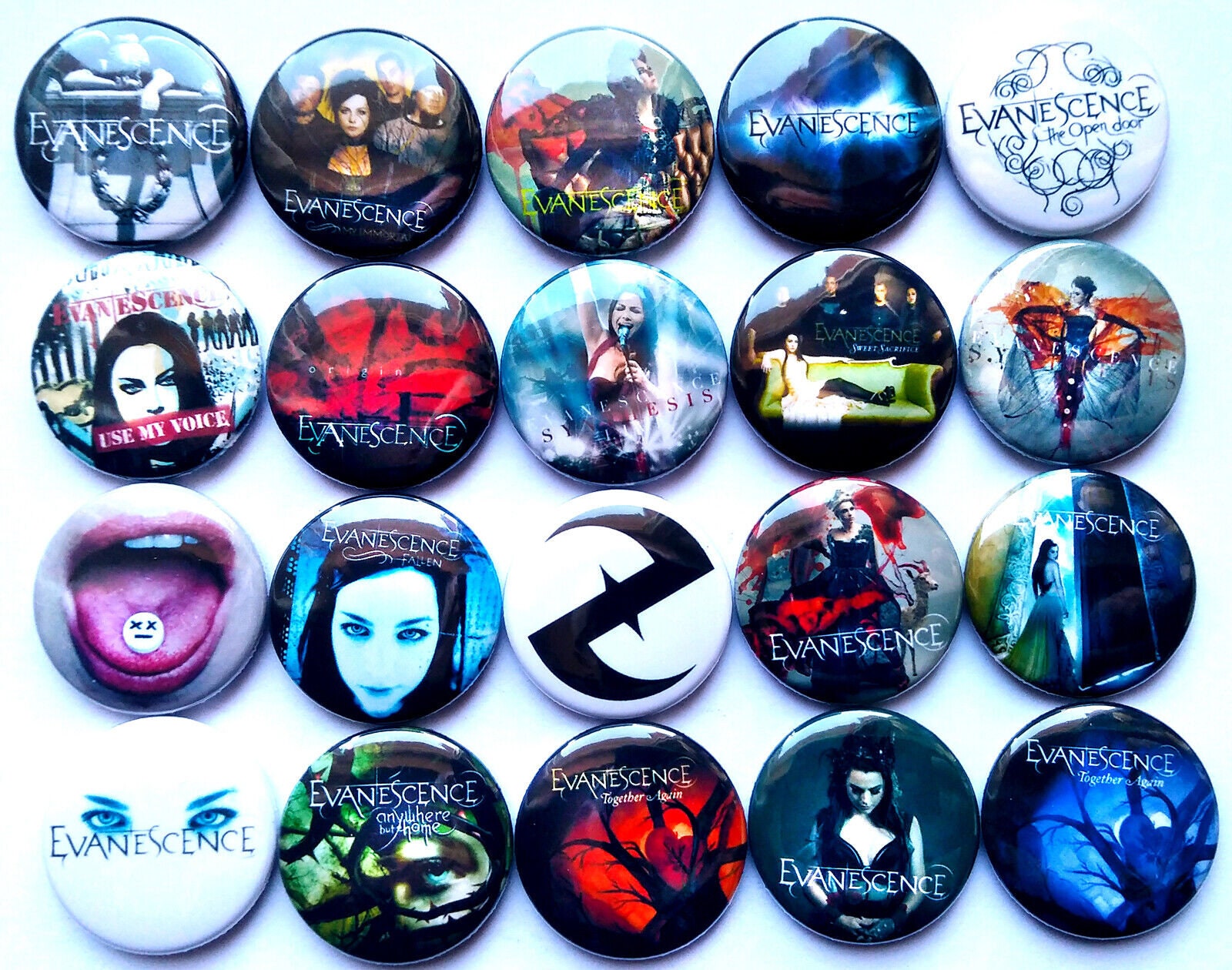 Heavy Metal Band Badges to Choose From Drop-down Menu - 1 Inch/25mm ...