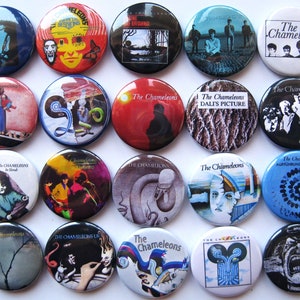 Britpop, Rock, Alt, Gothic Band Badges to Choose From Drop-down Menu ...