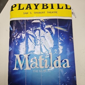Matilda the Musical Repurposed Playbill Wristlet - Etsy