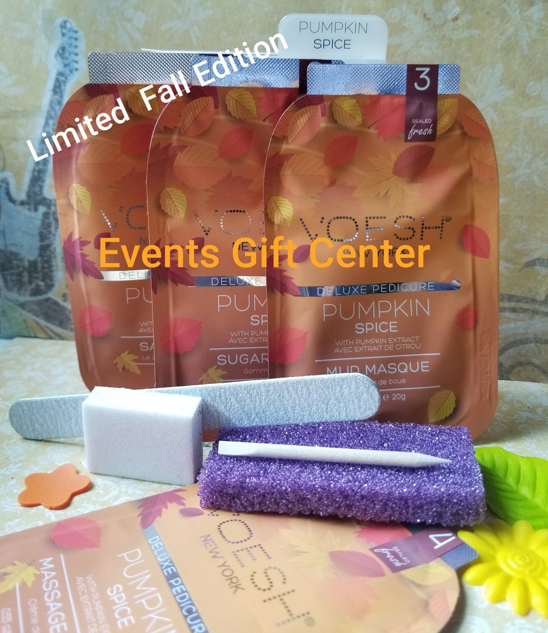 VOESH Deluxe 4-step Pedicure Kit With Pumice Bar - Etsy