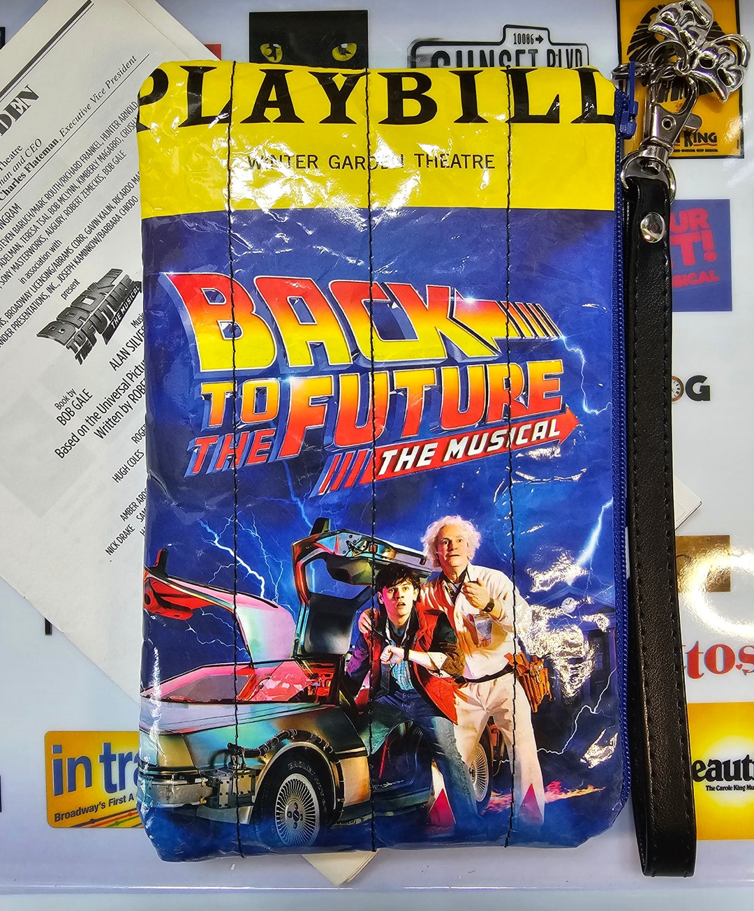 Back to the Future the Broadway Musical Repurposed Playbill Wristlet ...