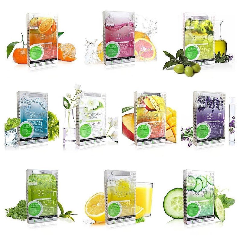 Voesh Deluxe Pedicure-spa in the Box 4 IN 1 Kit Free FAST Shipping - Etsy