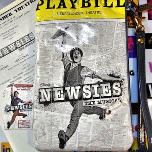 Newsies the Musical on Broadway Theatre Repurposed Playbill Wristlet ...