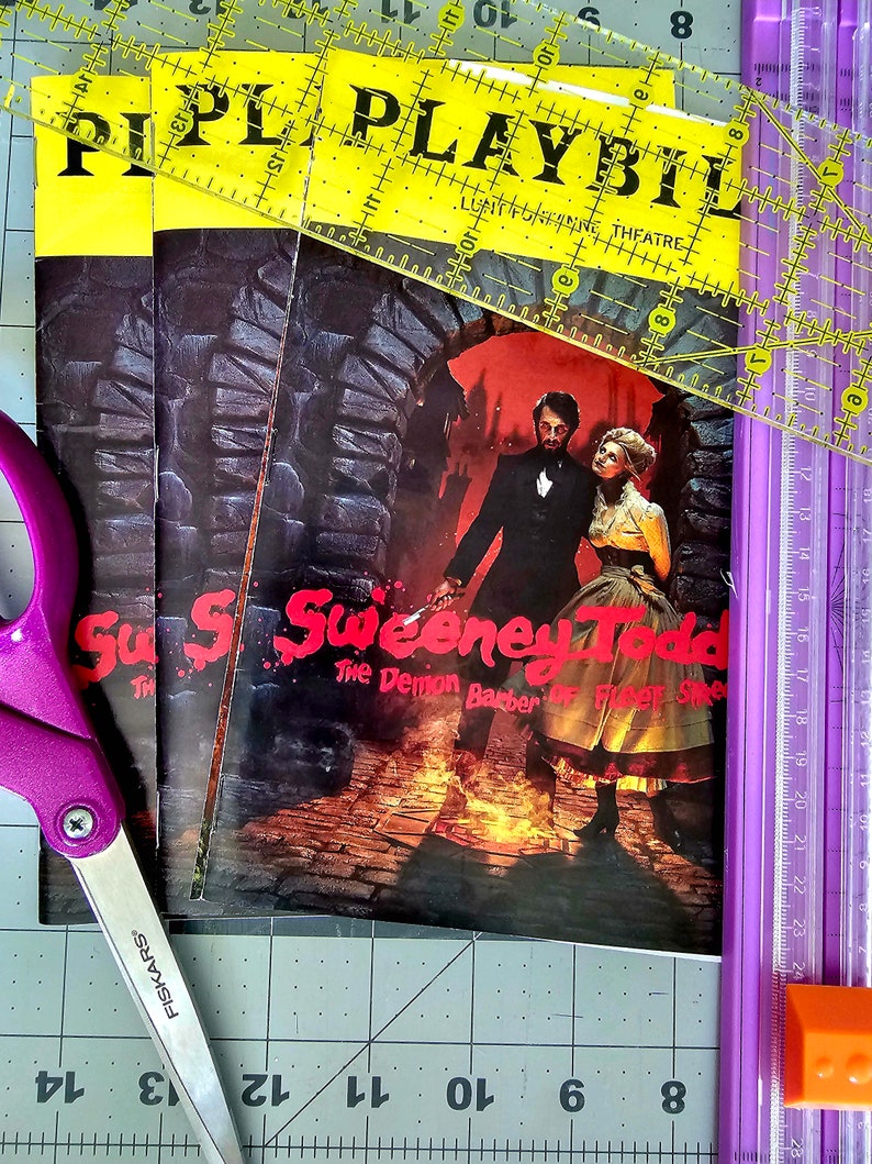 Sweeney Todd Repurposed Playbill Wristlet - Etsy
