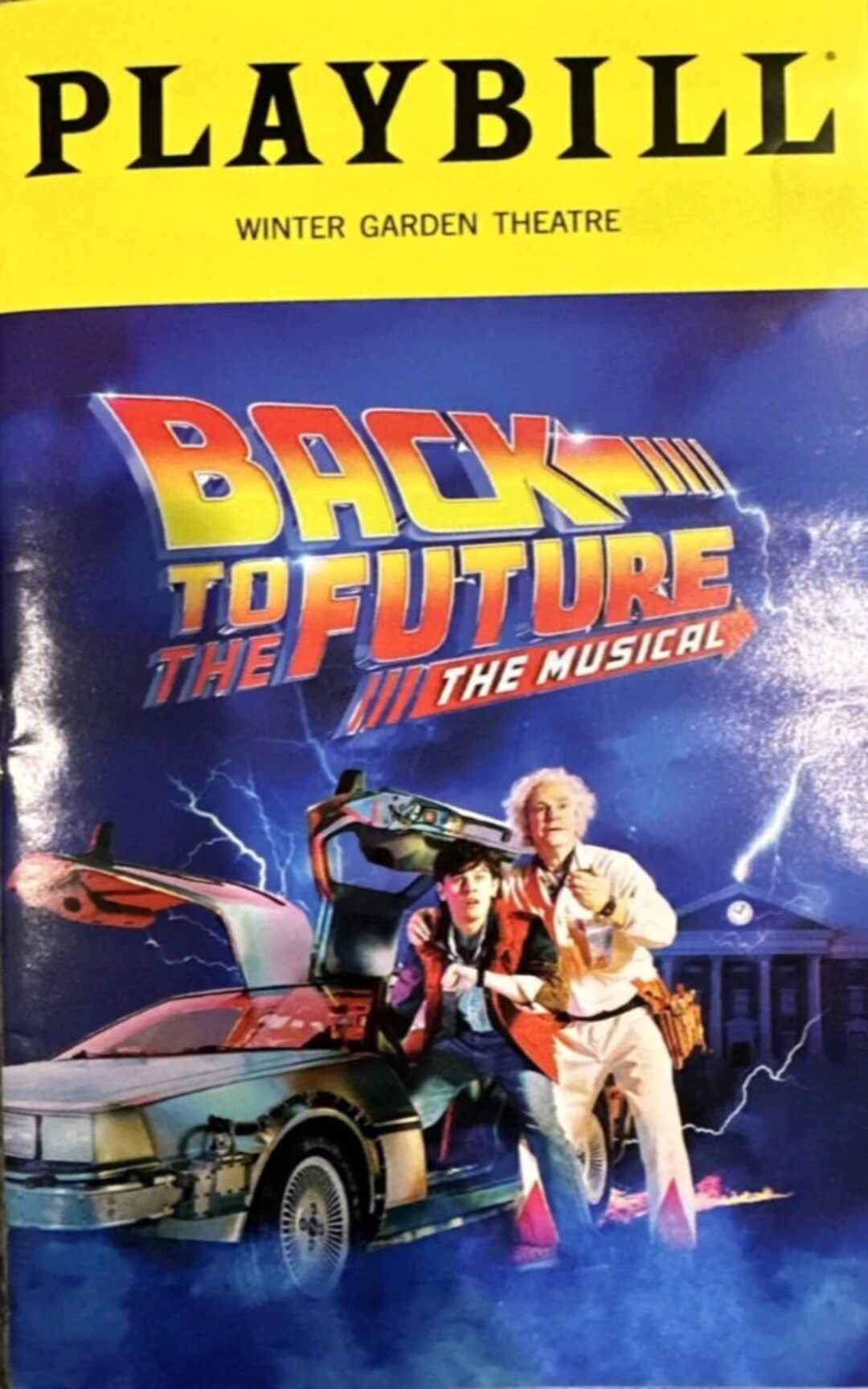 Back to the Future the Broadway Musical Repurposed Playbill Wristlet ...