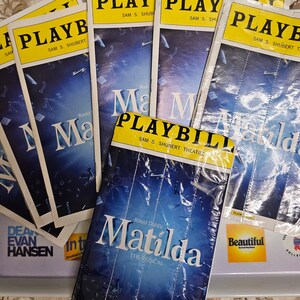 Matilda the Musical Repurposed Playbill Wristlet - Etsy