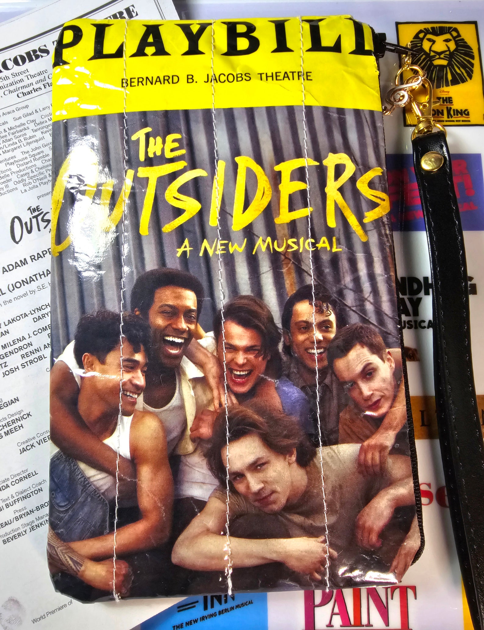 The Outsiders Broadway Playbill Wristlet - Repurposed Musical Pouch - Etsy
