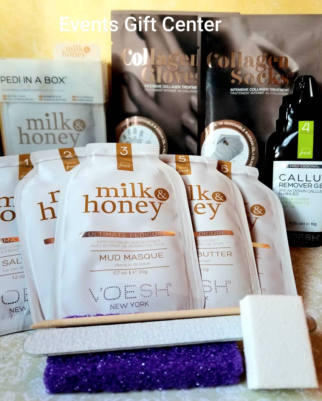 Voesh PEDI-QUEEN 6 in 1 Spa Gift Set With Callus Care, Mani-pedi ...