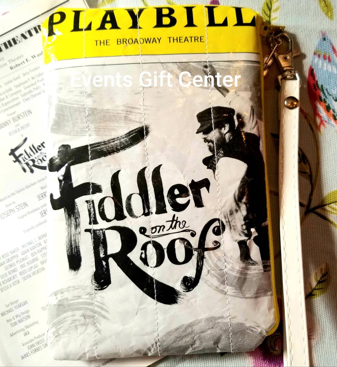 Fiddler on the Roof Wristlet Playbill Re-purpose Broadway Musical ...