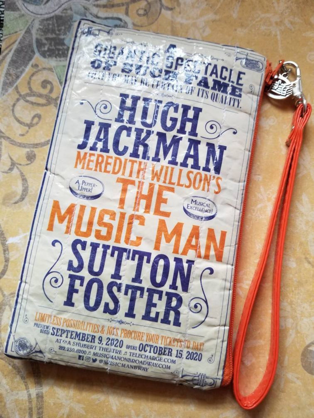 The Music Man the Musical Re-purposed Broadway Playbill Wristlet - Etsy