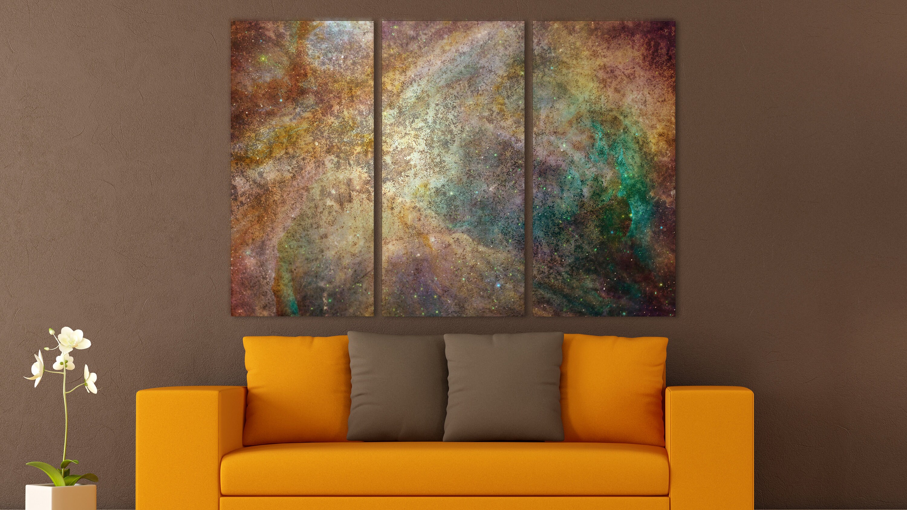 Old Copper Canvas Print Large Oxidized Copper Wall Art Rusty Texture ...