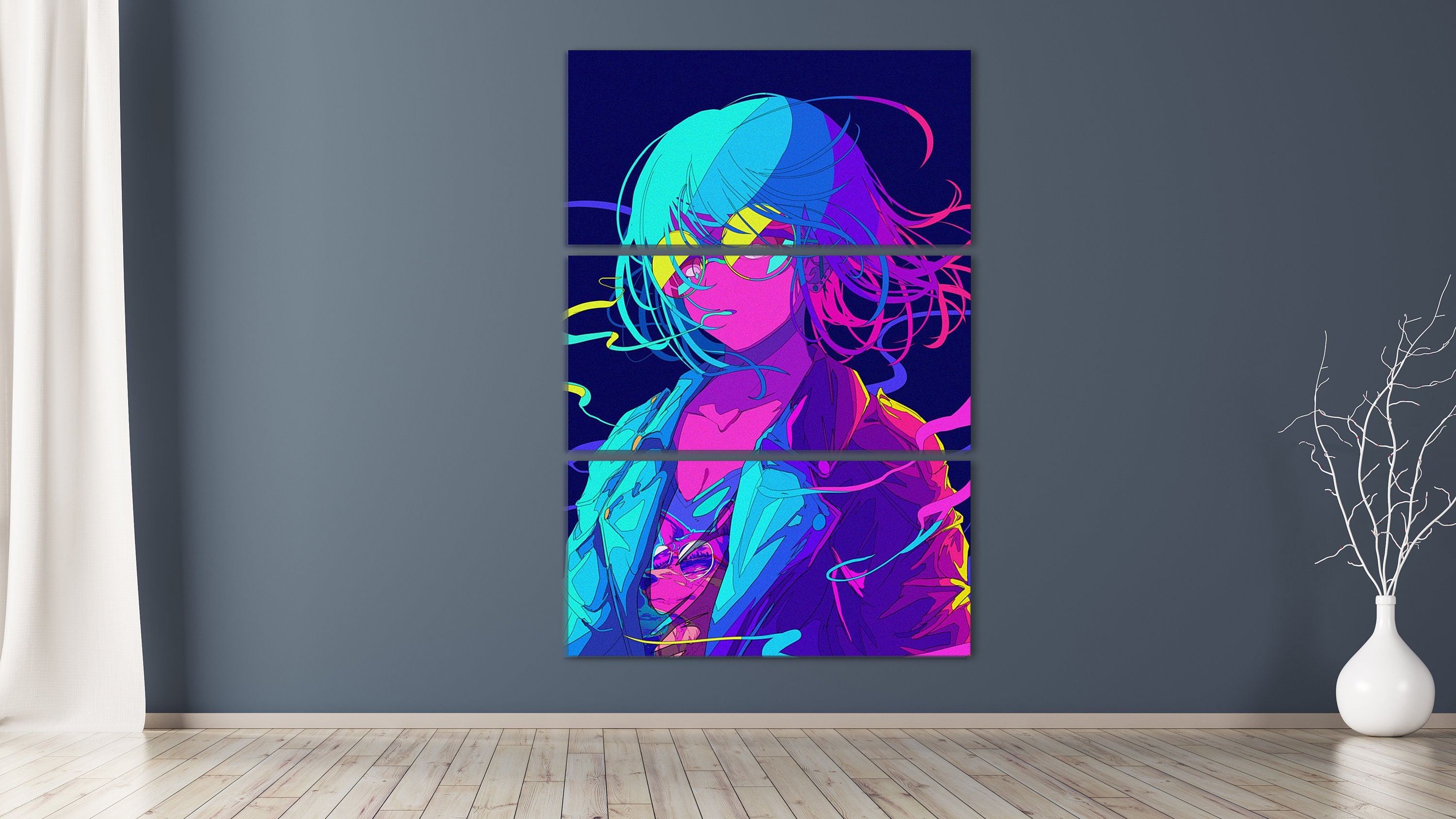 Anime Canvas Wall Art Anime Girl Poster Children Room Decor - Etsy