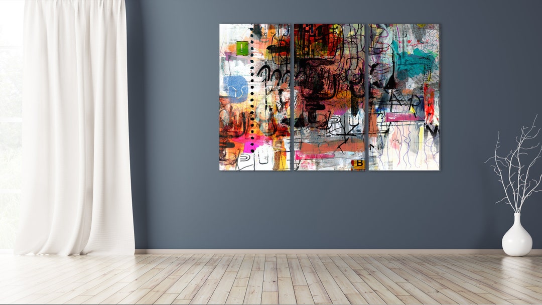 Abstract Collage Art Abstract Background From Colorful Fountain Extra ...