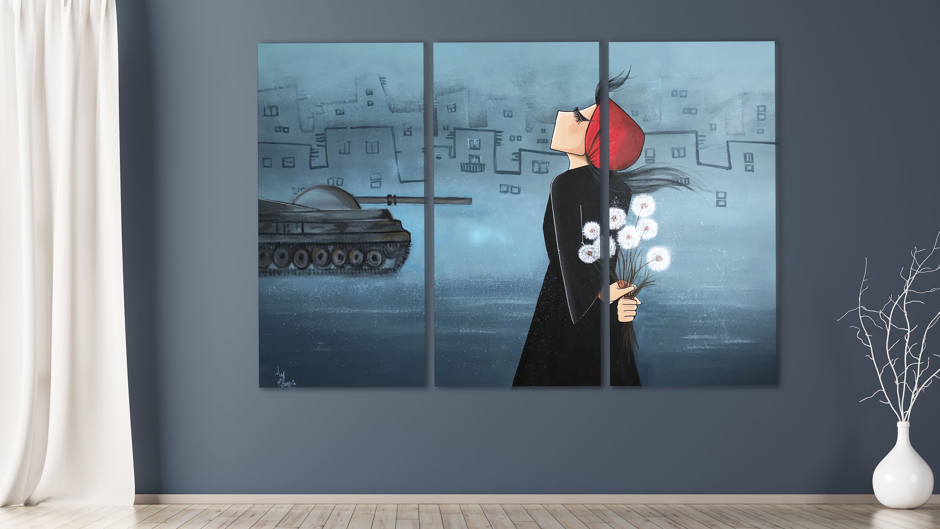 Military Wall Art Army Tank Art Horror History Art War - Etsy