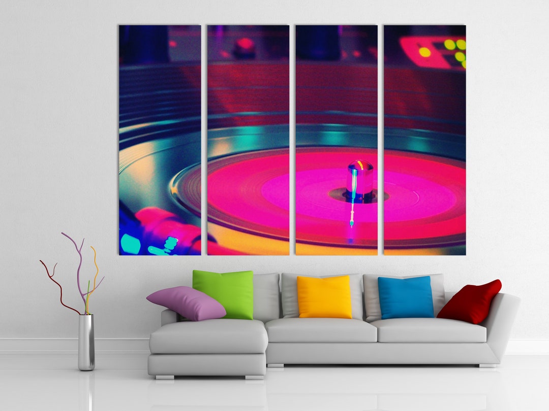 VINYL SKYLINE Canvas Art , Musical Wall Art Print , Music Canvas Set - Etsy