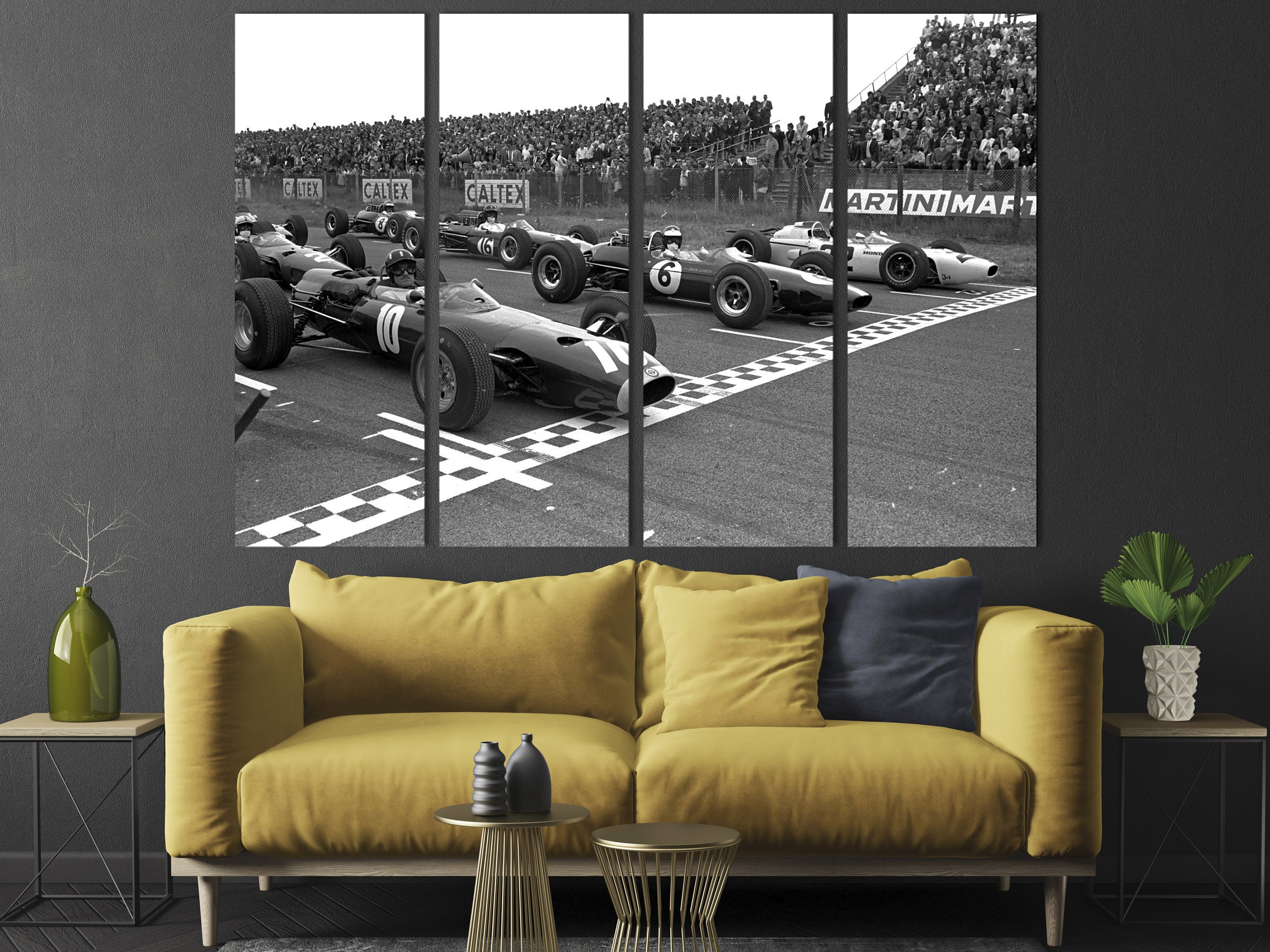 F1 Wall Art Wall Decor F1 Canvas Wall Art Formula Wall - Etsy