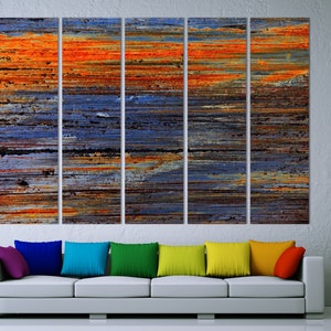 Old Copper Wall Art, Colored Old Copper Rusty Texture Patten Copper ...