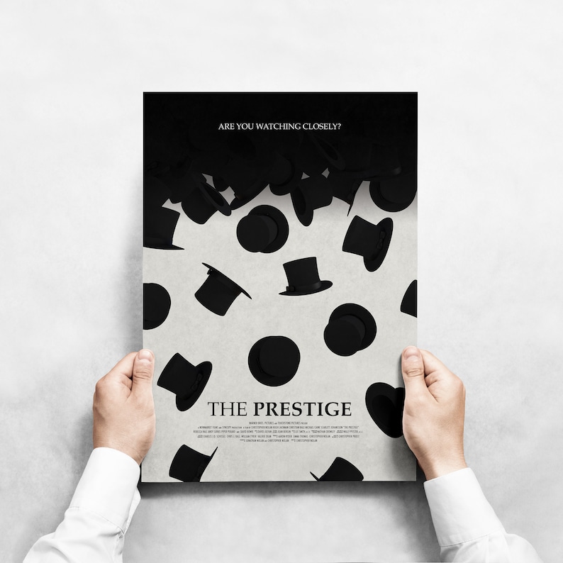 The Prestige Movie Poster - Unveil the Secrets in Style - Etsy