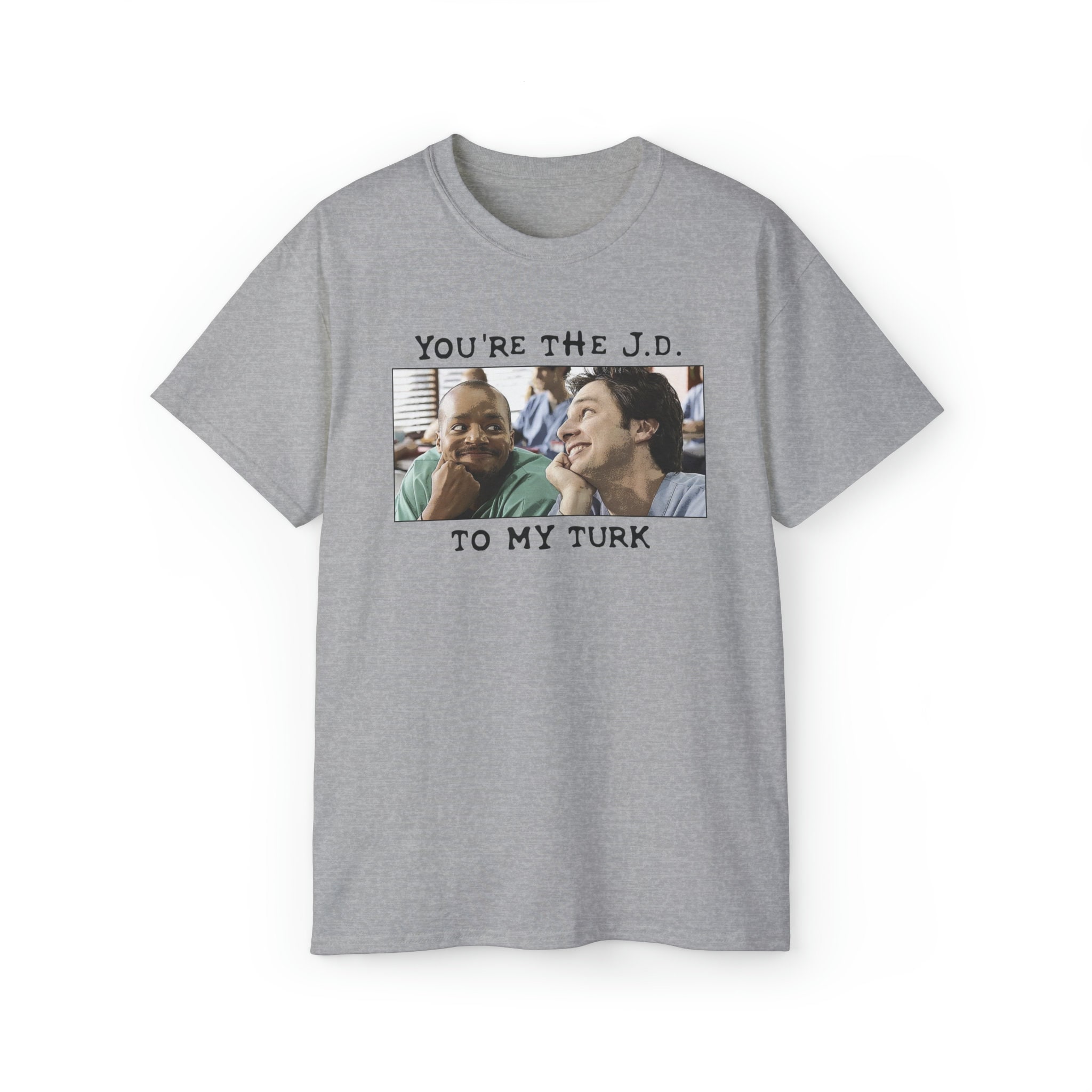 Scrubs TV Show JD & Turk Friendship Graphic Tee Celebrate the Legendary ...