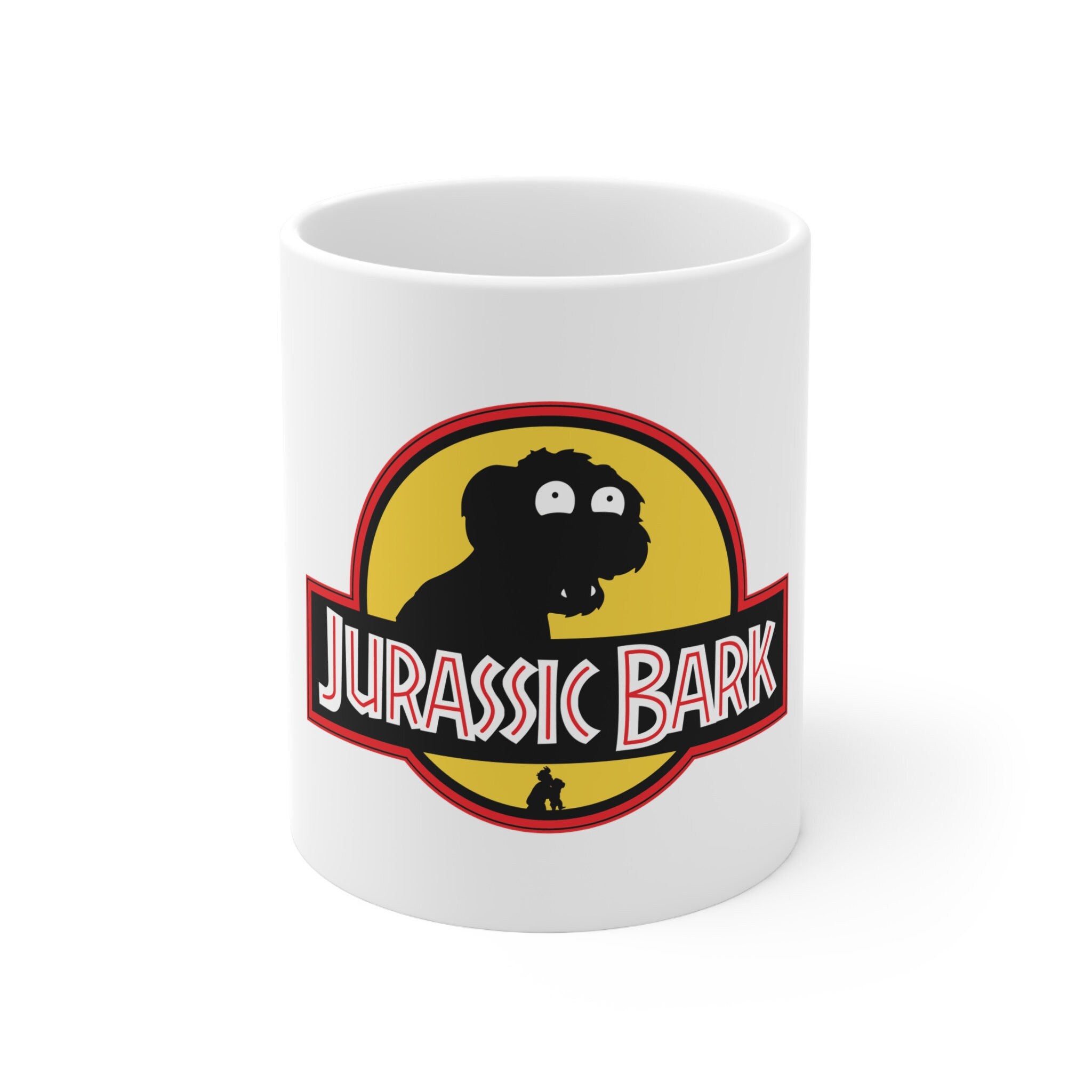 Jurassic Park Inspired Futurama 'jurassic Bark' Mug - Sip and Roar With ...