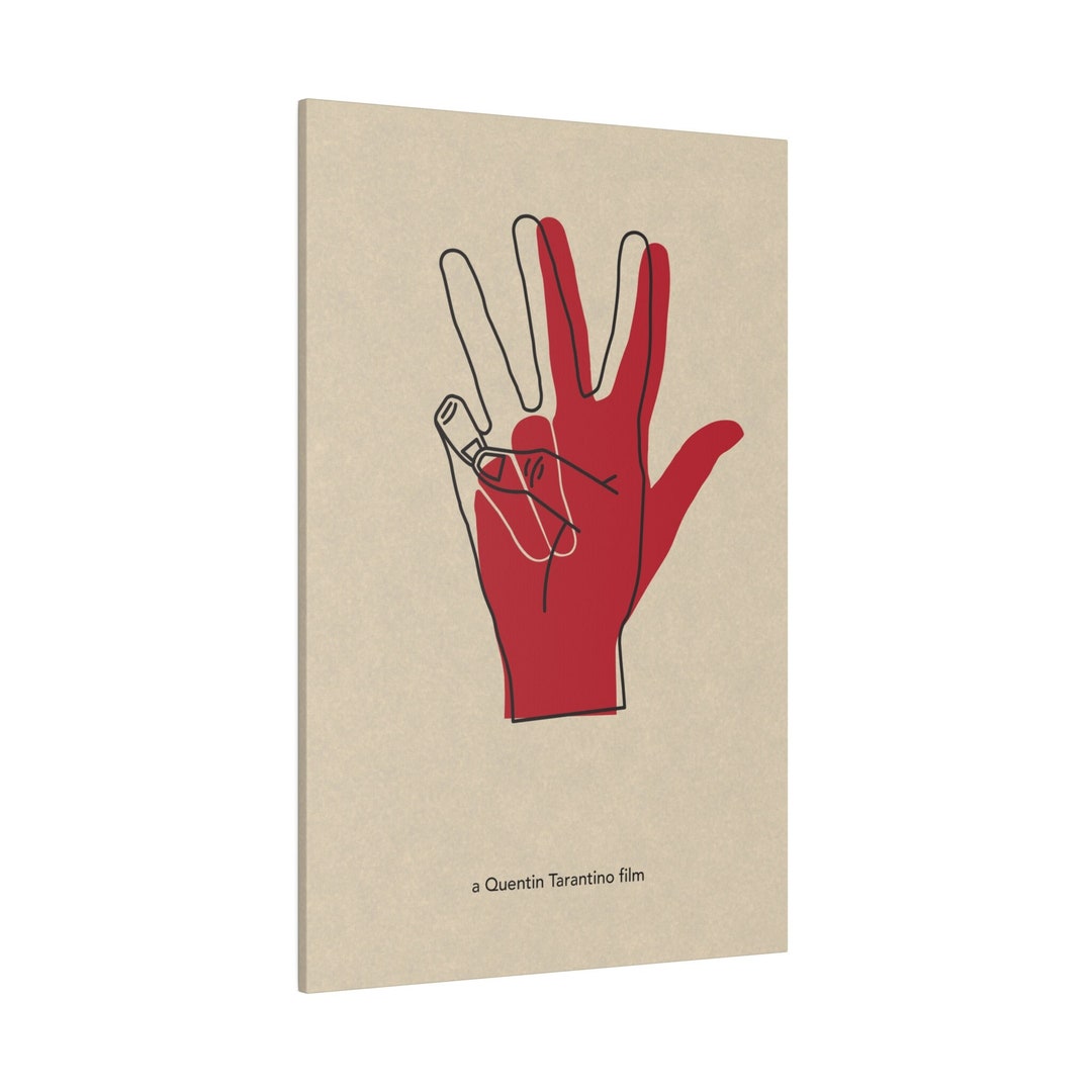 Inglourious Basterds Minimal 'german 3' Canvas Print - Artistic Tribute ...