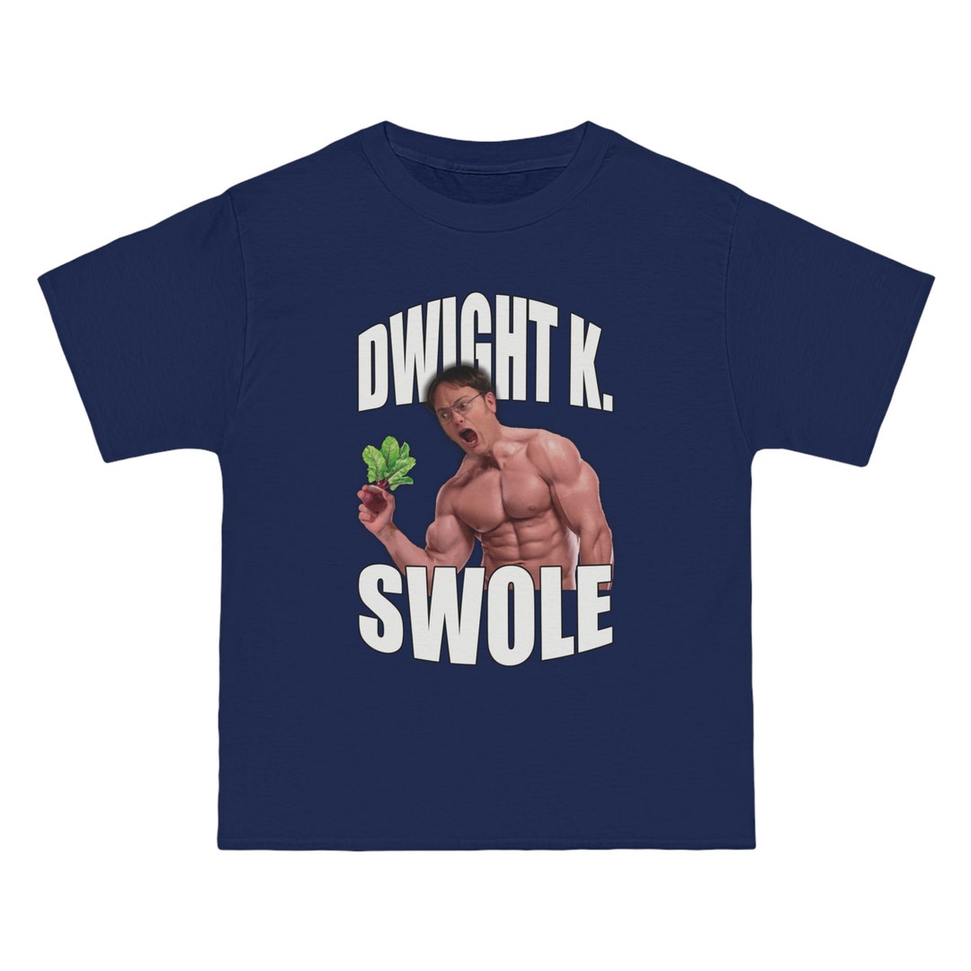 The Office "dwight K. Swole" Gym Pump Cover T-shirt - Dwight Schrute ...