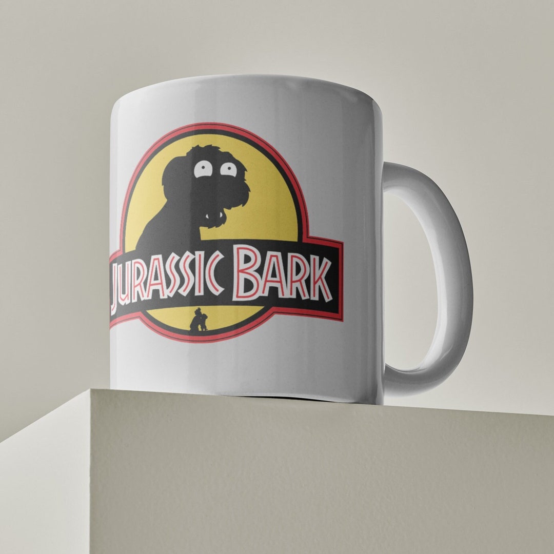 Jurassic Park Inspired Futurama 'jurassic Bark' Mug - Sip and Roar With ...